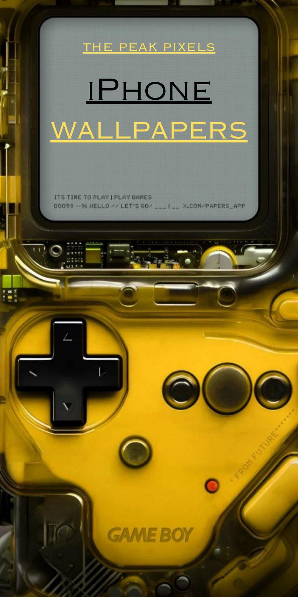 3 Black Gameboy Wallpapers - Etsy