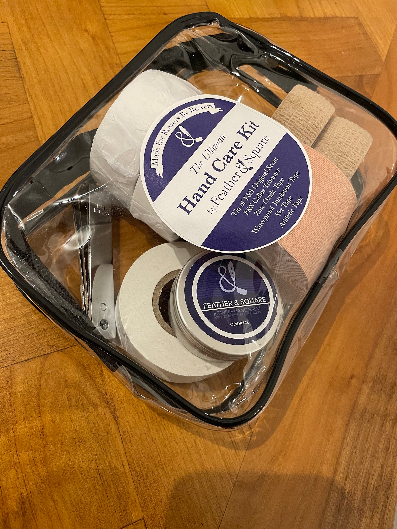 Rowers Hand Care Kit- Feather & Square - Etsy