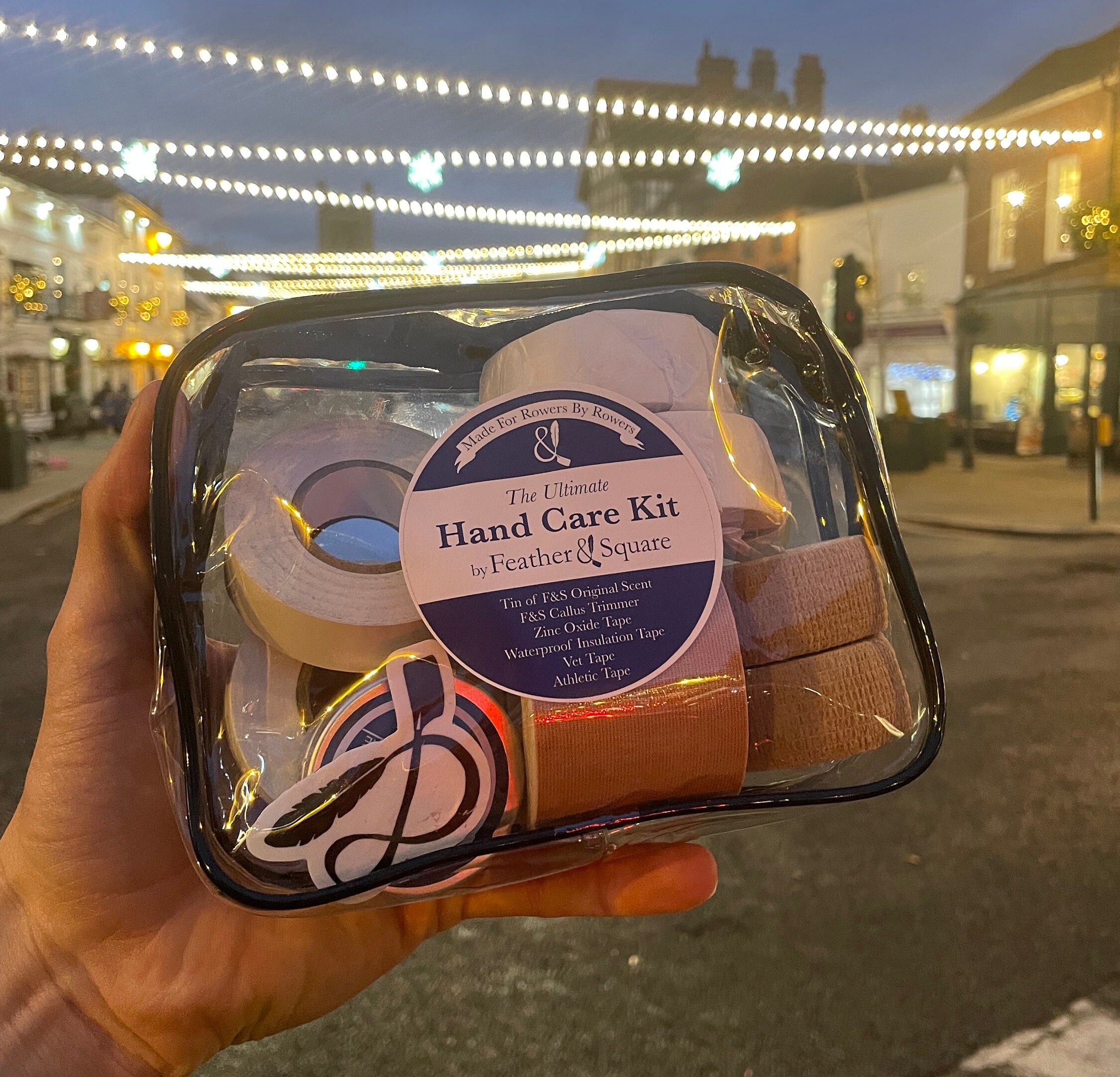 Rowers Hand Care Kit- Feather & Square - Etsy