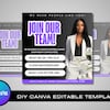 We Are Hiring Flyer - Join Our Team Social Media Template, Editable in ...