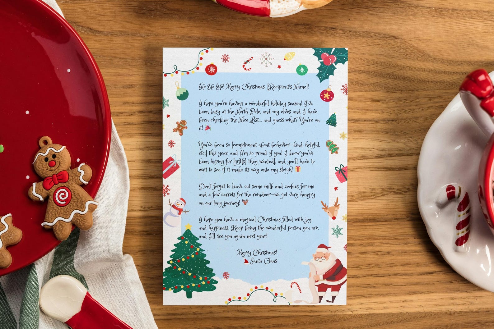 Customized Letter From Santa Kids Letter From Santa, Santa Letter ...