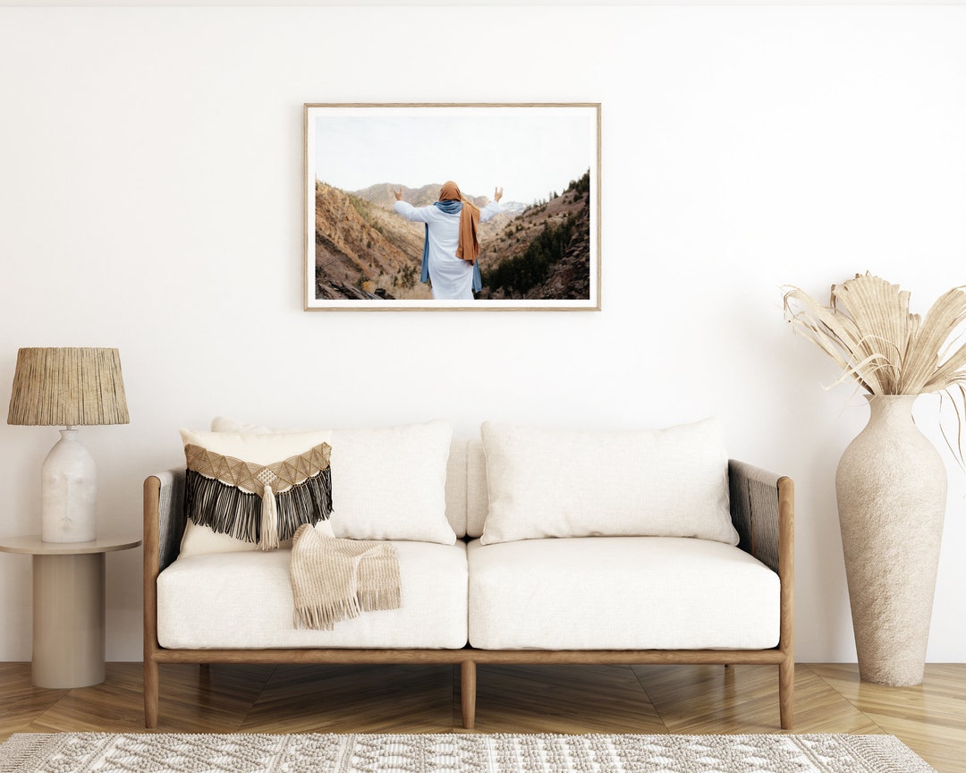 Jesus Christ Wall Art Faceless Neutral Gift for Grandma Christian Gift ...