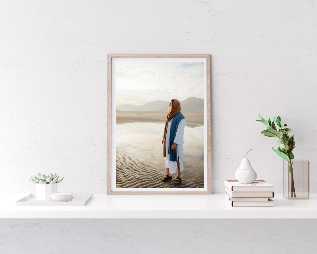 Jesus Christ Wall Art Faceless Neutral Gift for Grandma Christian Gift ...