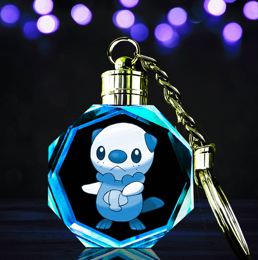 Custom and Personalized Oshawott Keychain LED Color - Etsy