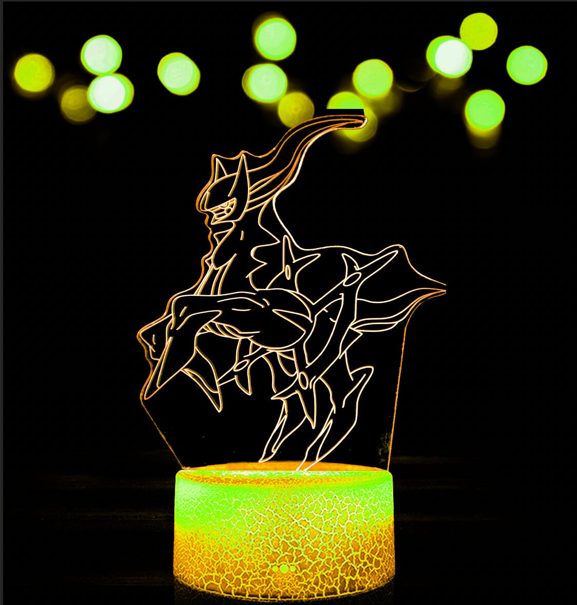 Custom Themed Arceus Acrylic LED Color Changing Night Light - Etsy