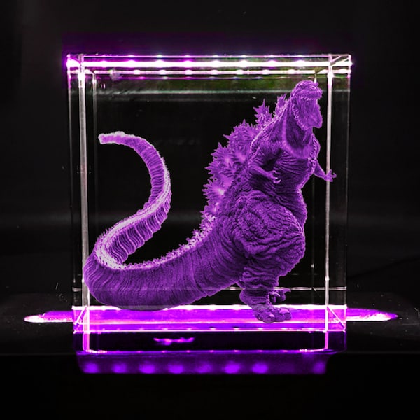 Godzilla Night Light - Etsy