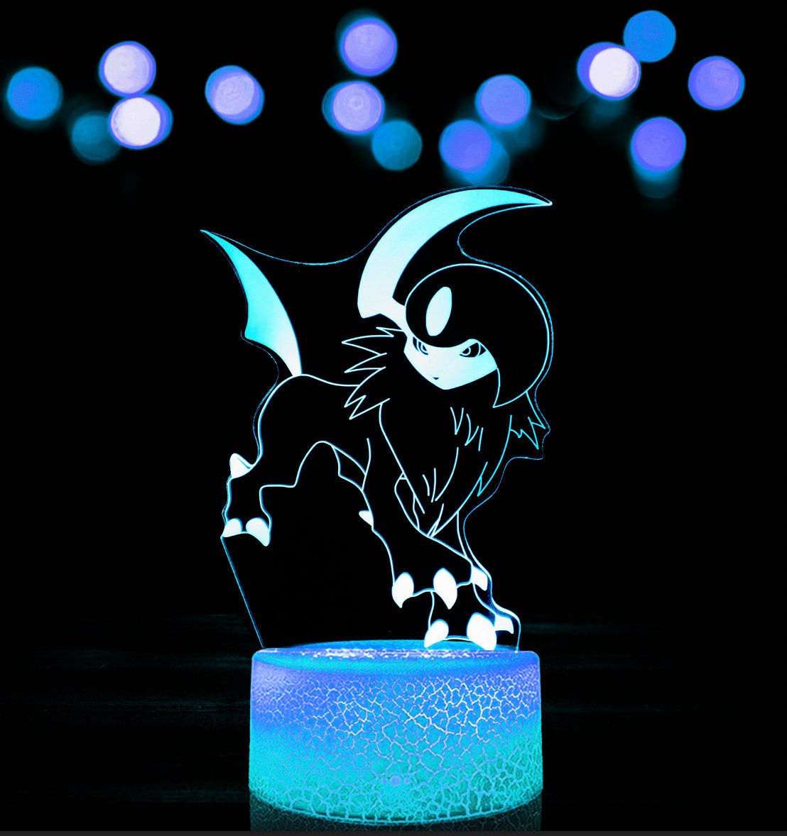 Custom Themed Absol Acrylic LED Color Changing Night Light - Etsy