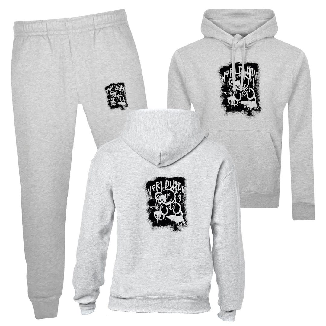 Boys' Merry Christmas Tracksuit With Scary Santa Skull and Worldwide ...
