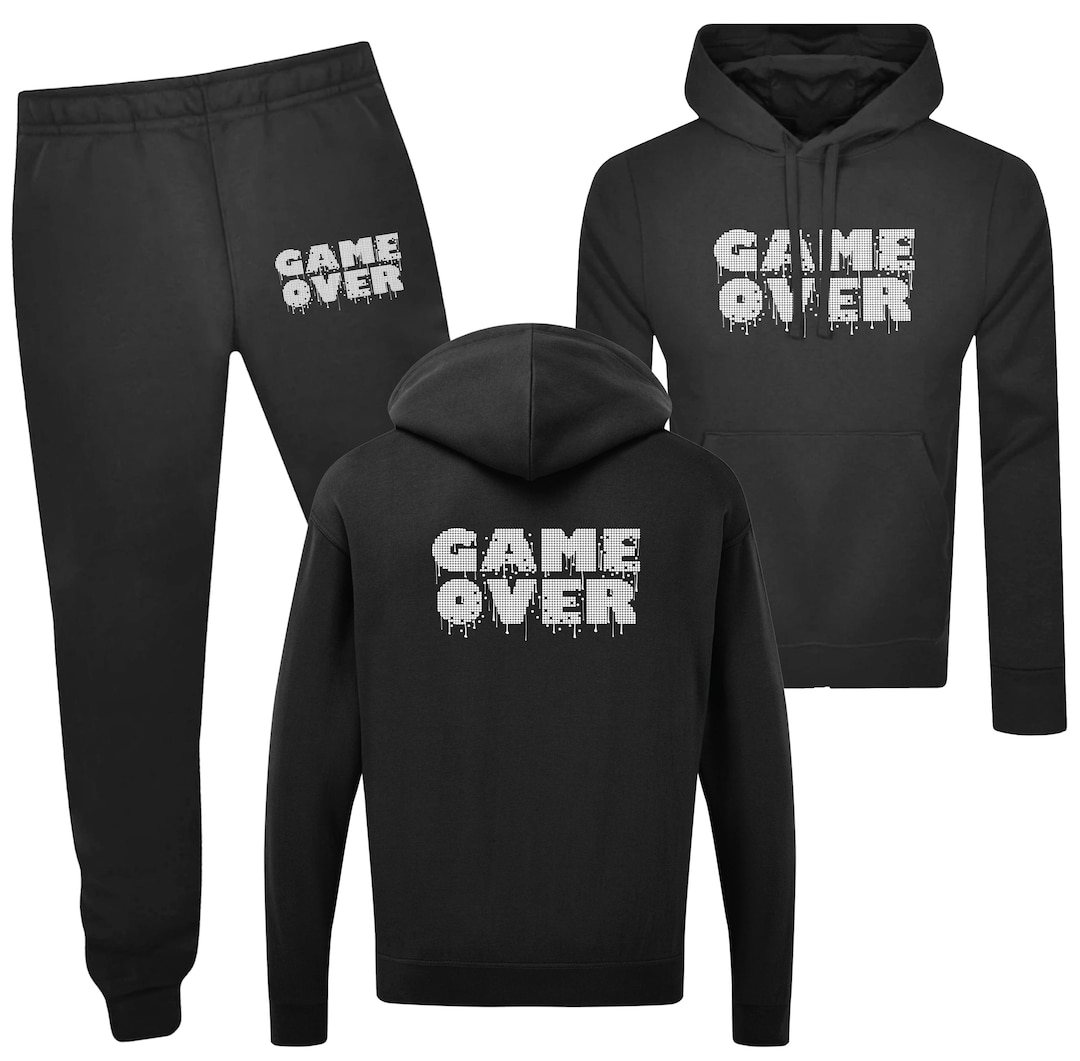 Gaming Tracksuit for Boys Game On, Game Over, Next Level Theme Printed ...