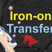 Custom DTF Glitter Effect Metallic Neon Rainbow Iron-on Transfer for ...