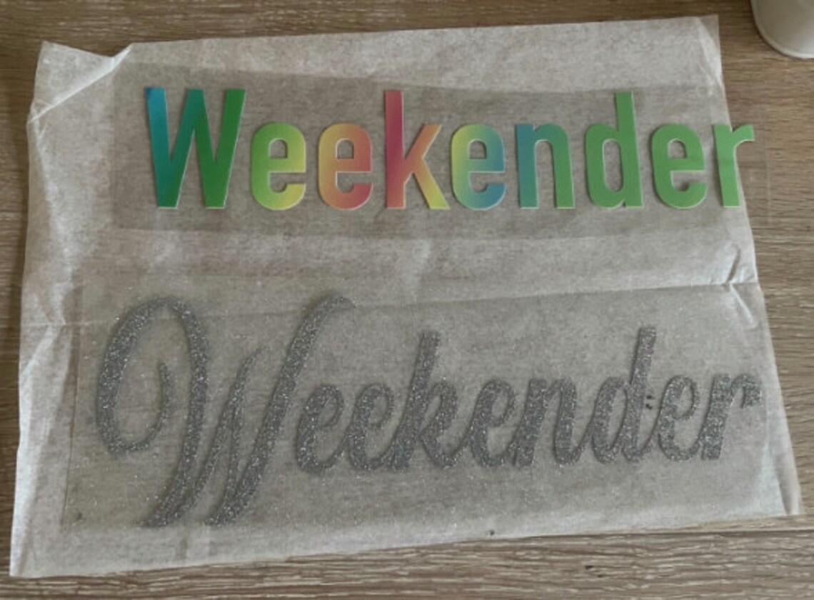 Custom DTF Glitter Effect Metallic Neon Rainbow Iron-on Transfer for ...
