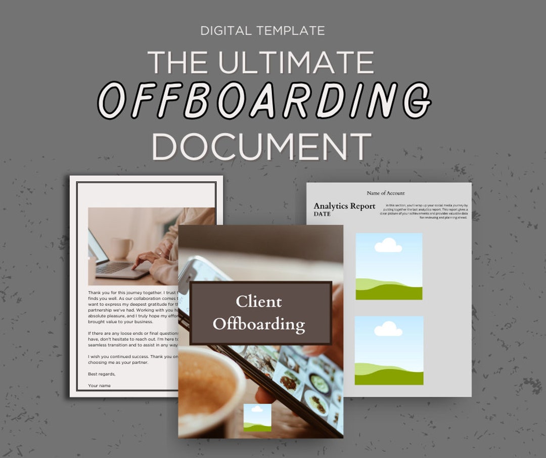 Client Offboarding Template: PDF File for Social Media Managers ...