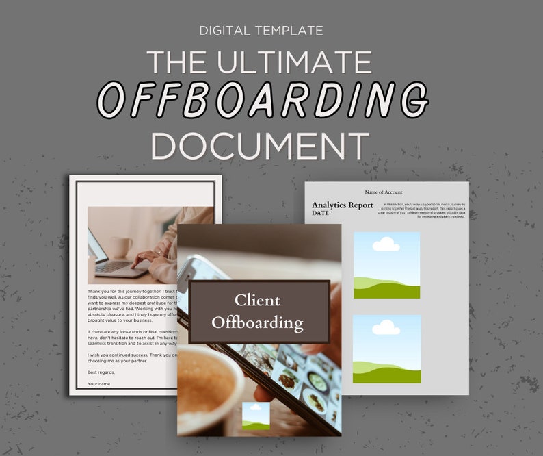 Client Offboarding Template: PDF File for Social Media Managers ...
