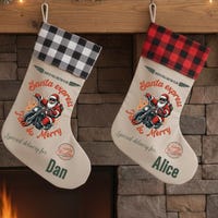 Motorcycle Santa Stocking DIGITAL PATTERN ONLY - Etsy