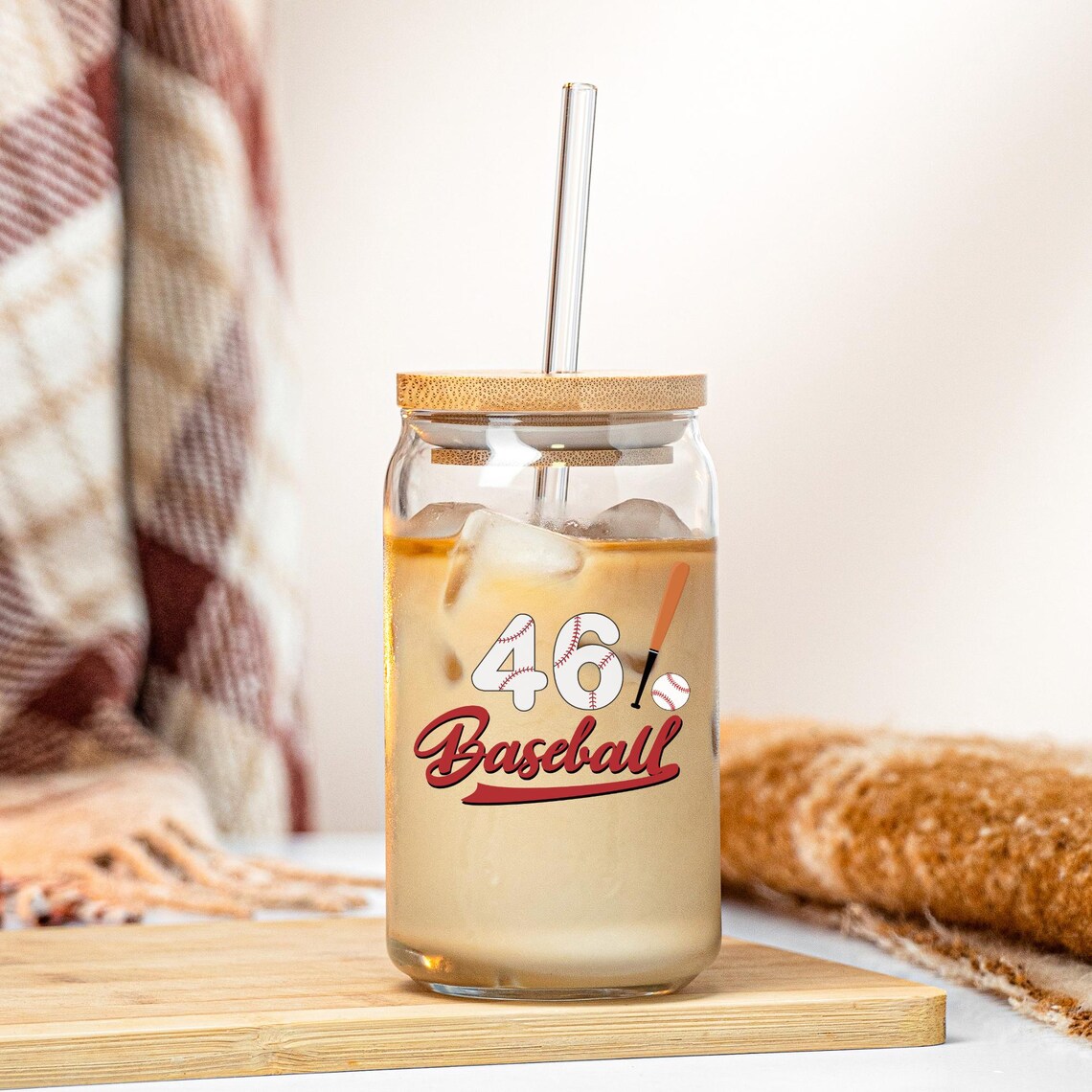 Personalized Baseball Glass Tumbler, Sports Lover Gift, Thank You Coach ...