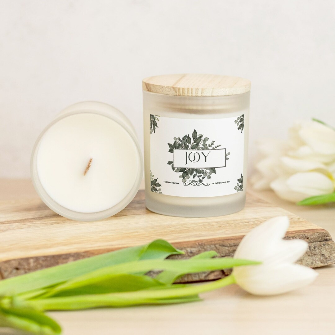Joy Candle Gift Birthday Thank You Candle for Her Mom Candle Gift ...