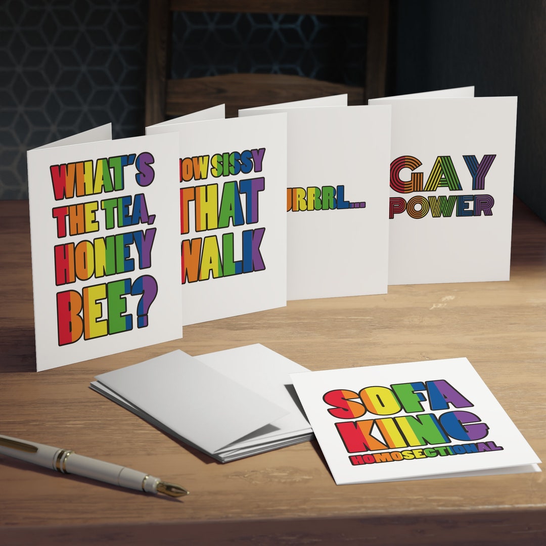 Pride Multi-design Greeting Cards 5-pack - Etsy