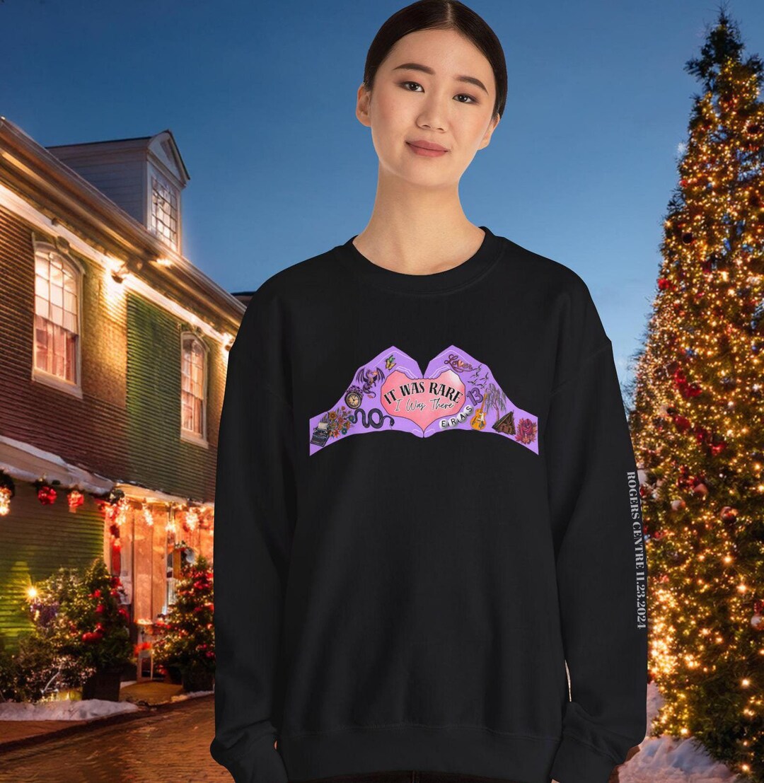 Purple Eras Tattoo Heart Hands Commemorative Sweatshirt, Iconic Era ...