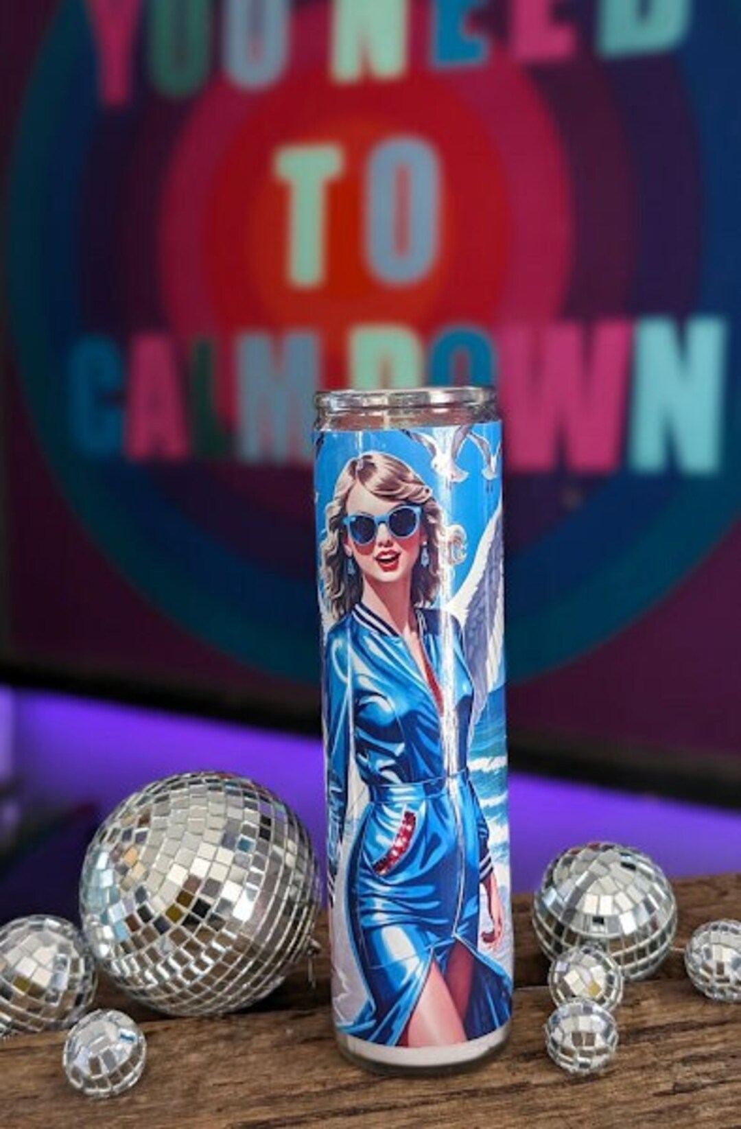 1989taylor's Version Era Taylor Swift Prayer Candle-guardian Angel ...