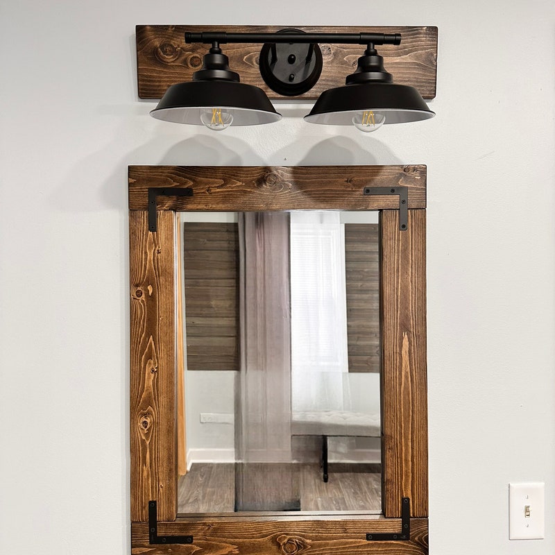 Farmhouse Mirror - Etsy