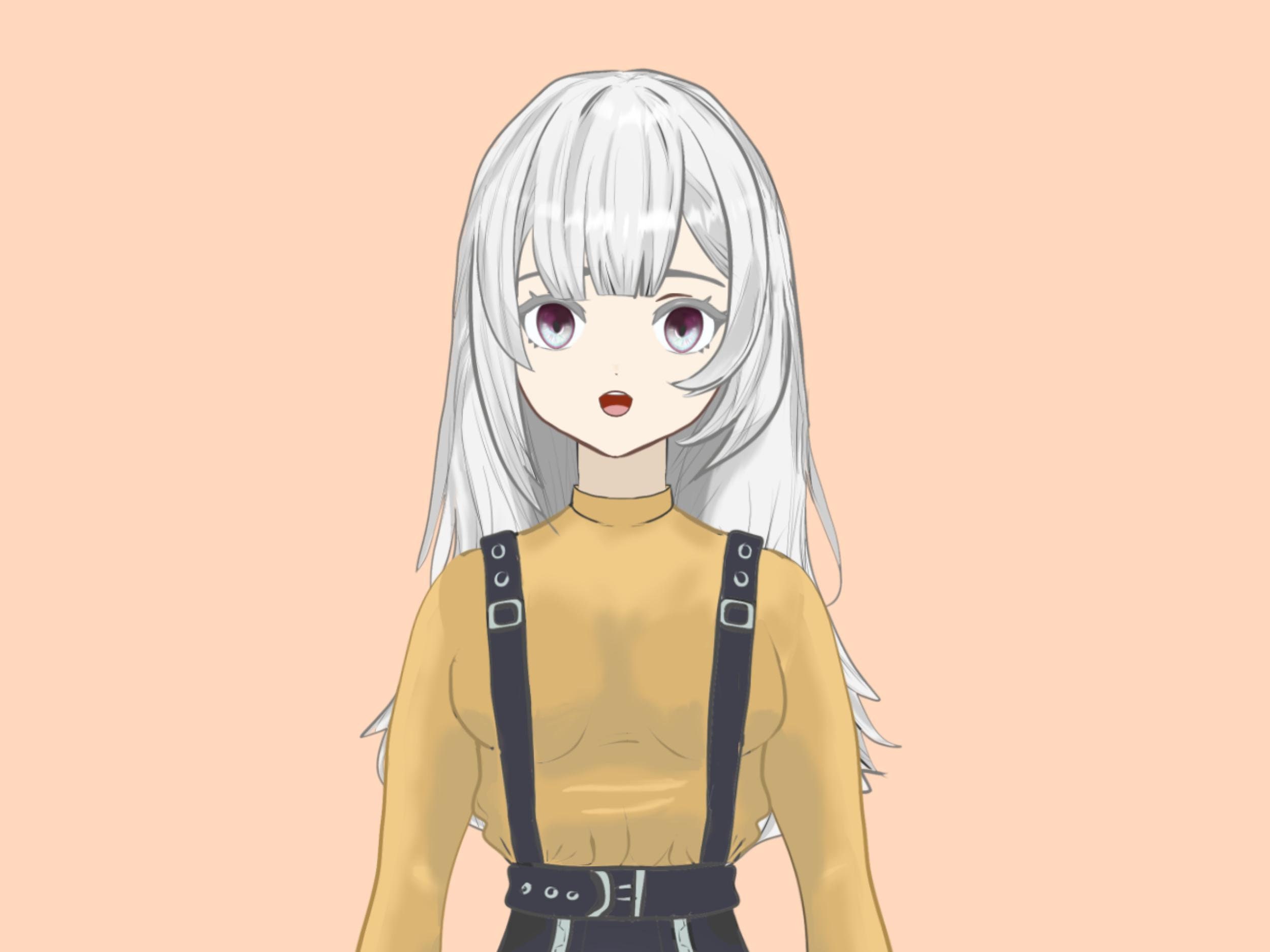 PACK 2 Full Body Premade Vtuber Model, Live 2d Vtuber Model Anime Cute ...