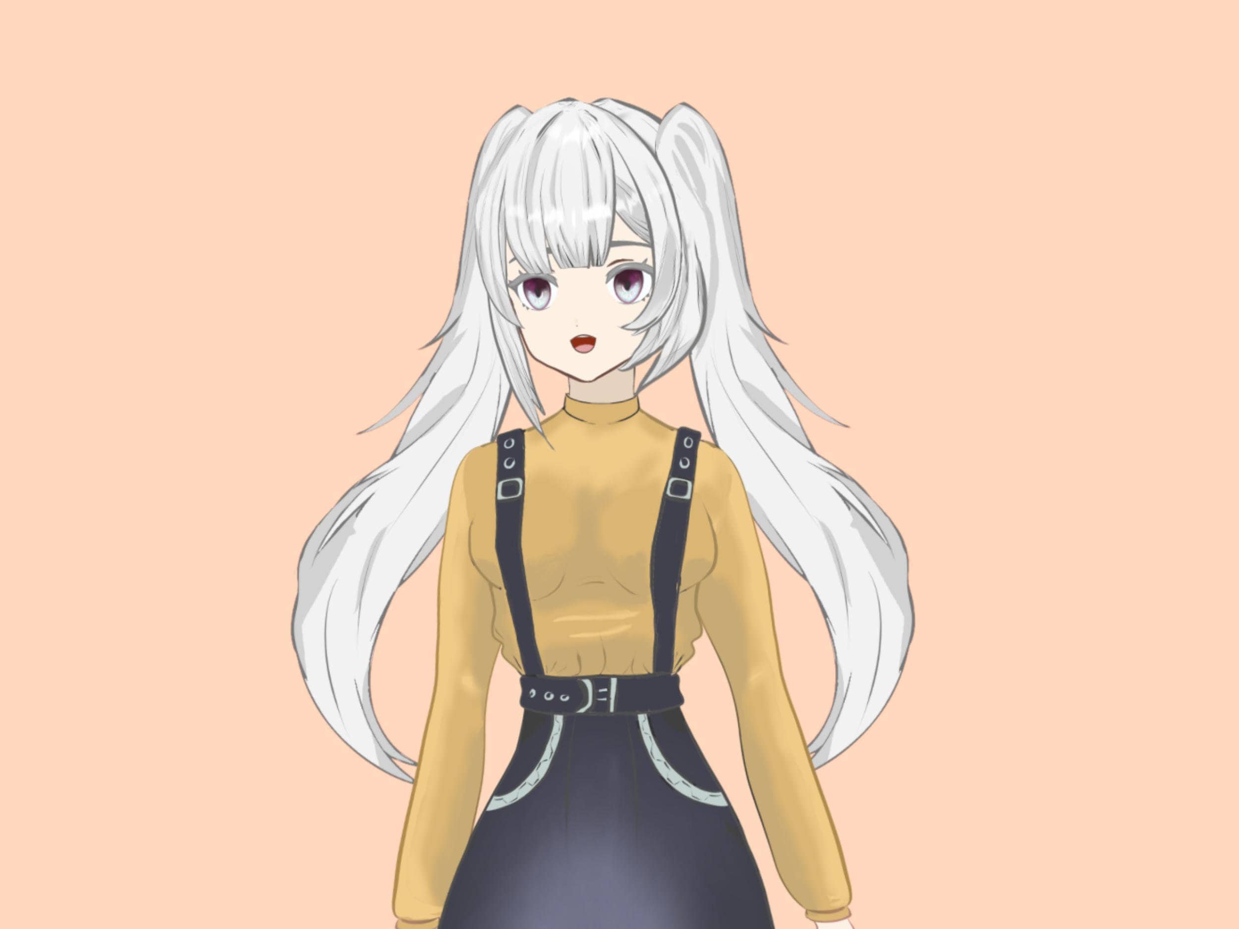 PACK 2 Full Body Premade Vtuber Model, Live 2d Vtuber Model Anime Cute ...