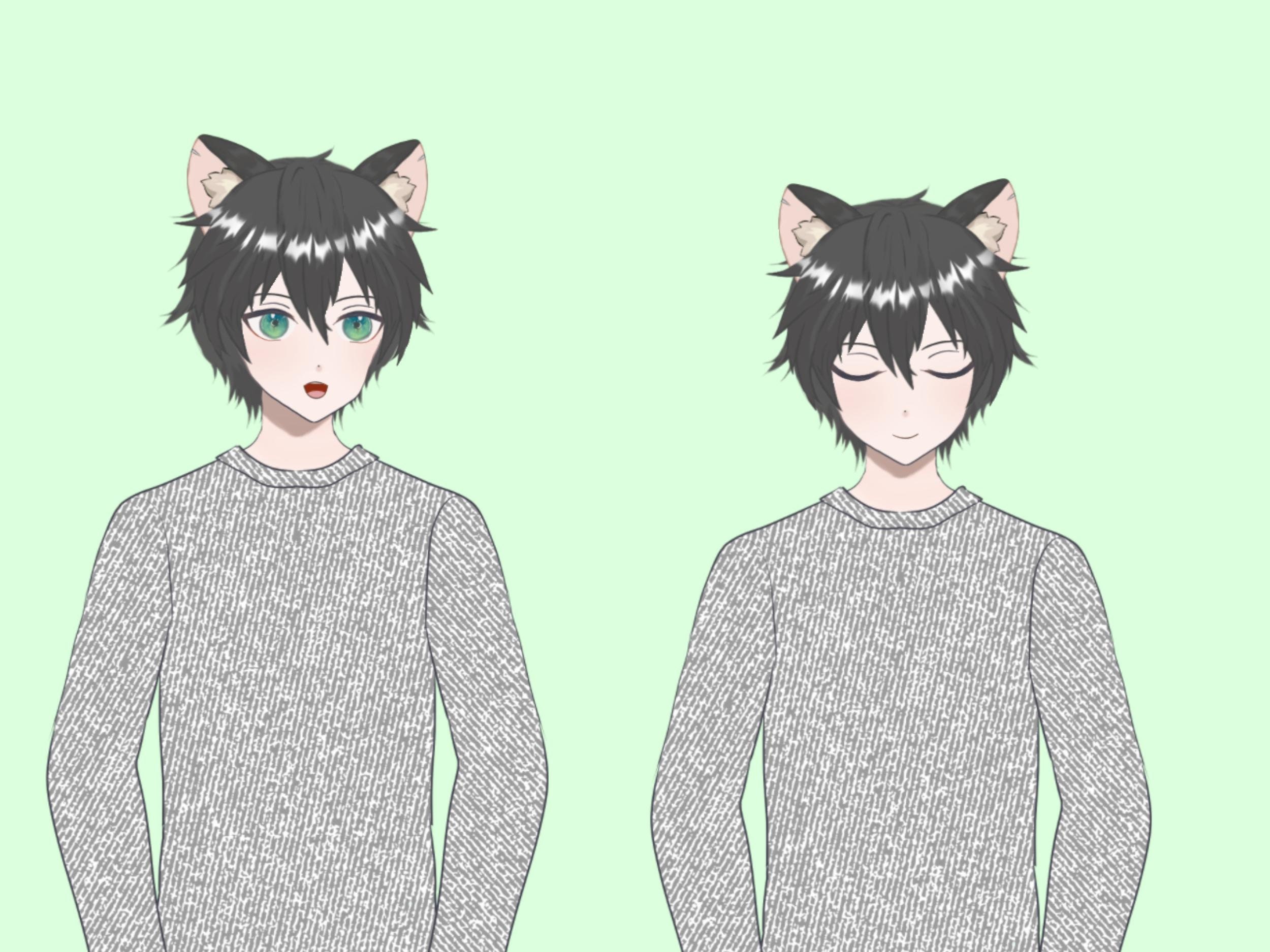 PACK 4 Premade Vtuber Model, Live 2d Vtuber Model Anime Cute Boy for ...