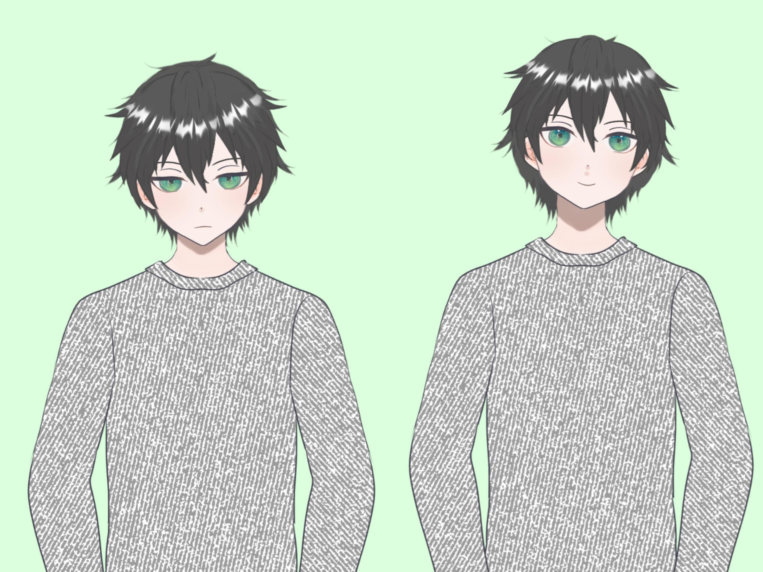 Premade Vtuber Model, Live 2d Vtuber Model Anime Cute Anime Cat Boy for ...