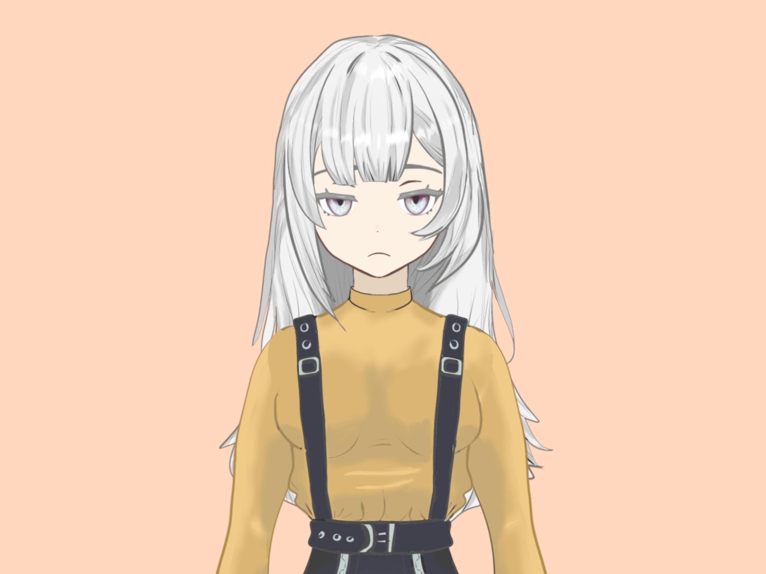 PACK 2 Full Body Premade Vtuber Model, Live 2d Vtuber Model Anime Cute ...