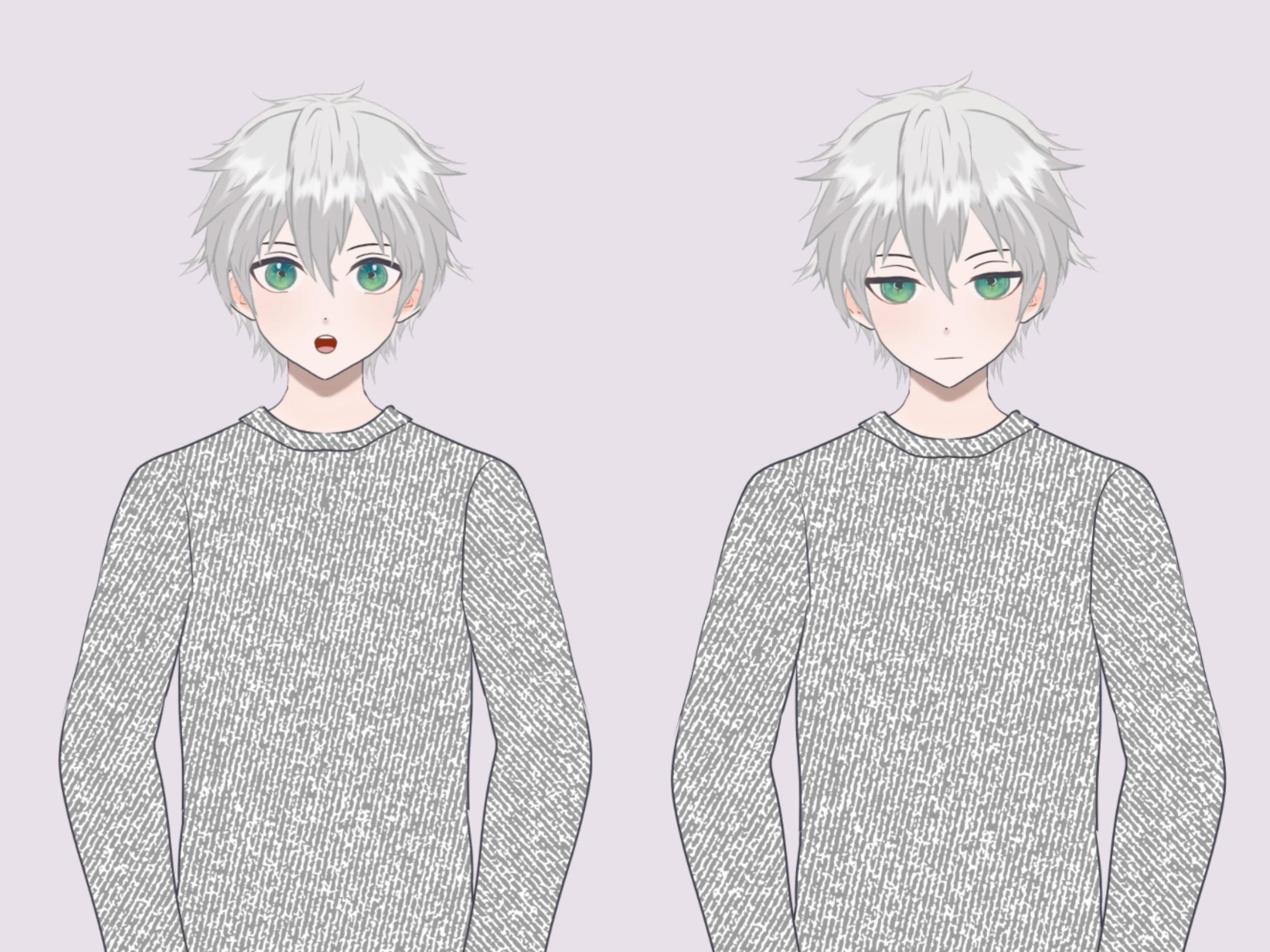 PACK 4 Premade Vtuber Model, Live 2d Vtuber Model Anime Cute Boy for ...