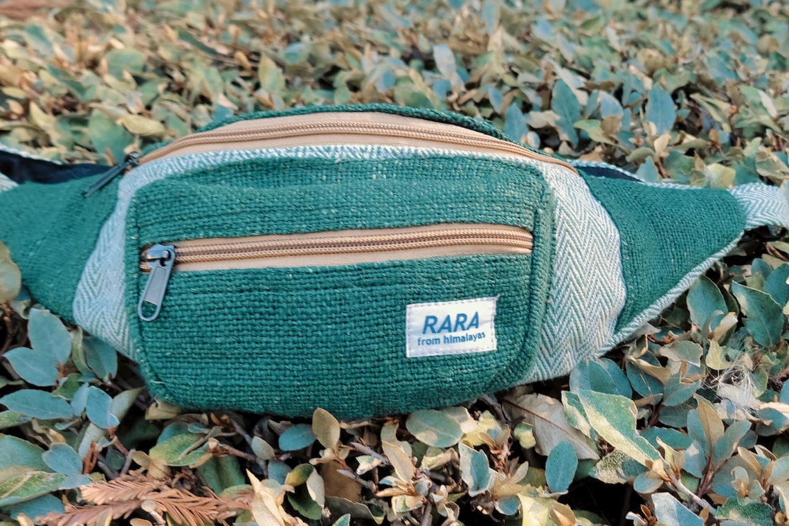 Handmade Hemp Fanny Pack: Adjustable Belt Bag, Hippie Style - Etsy