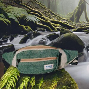 Handmade Hemp Fanny Pack: Adjustable Belt Bag, Hippie Style - Etsy