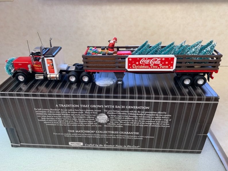Matchbox Collectibles Peterbilt 359 Coca Cola Christmas Tree - Etsy