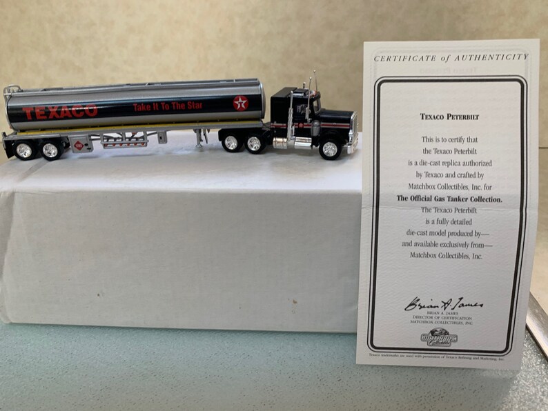Matchbox Collectibles Texaco Peterbilt Gas Tanker Truck - Etsy
