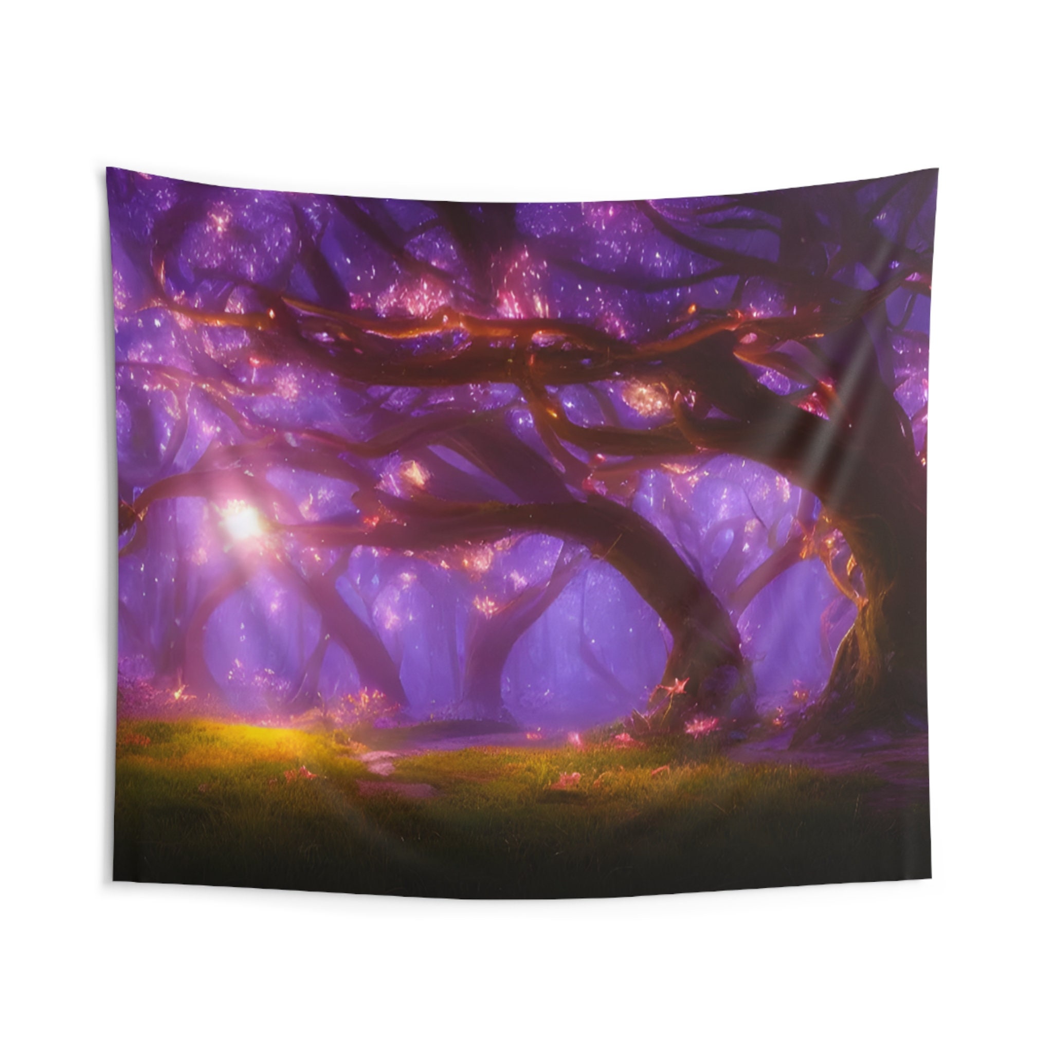 Enchanted Forest Indoor Wall Tapestries - Etsy