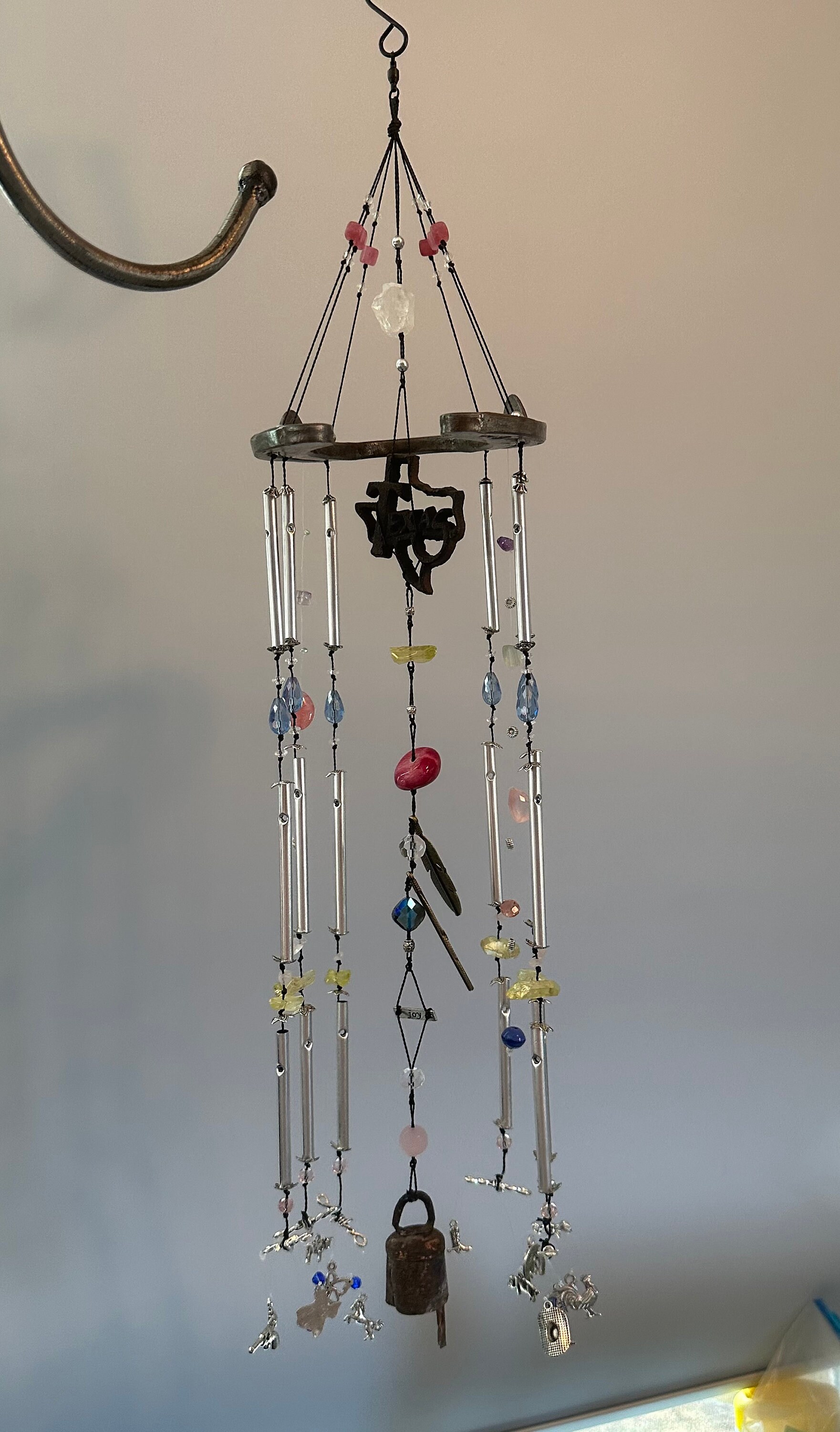 Texas Themed Wind Chime Made From a Genuine Horseshoe and Iron - Etsy