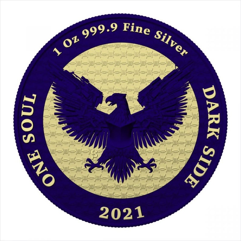 2021 the Dark Side Batman Liberator Superhero 1 Ozt 999 Silver Coin - Etsy