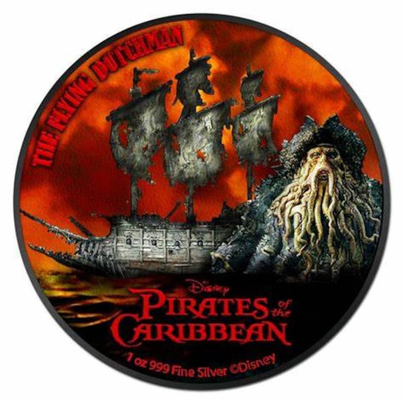 2021 Niue Pirates of the Caribbean Flying Dutchman Edition 1 Oz Silver ...
