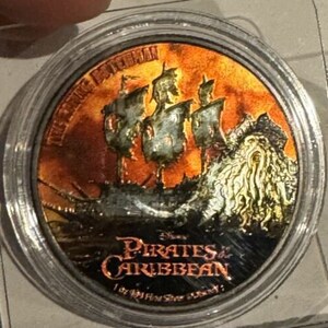 2021 Niue Pirates of the Caribbean Flying Dutchman Edition 1 Oz Silver ...