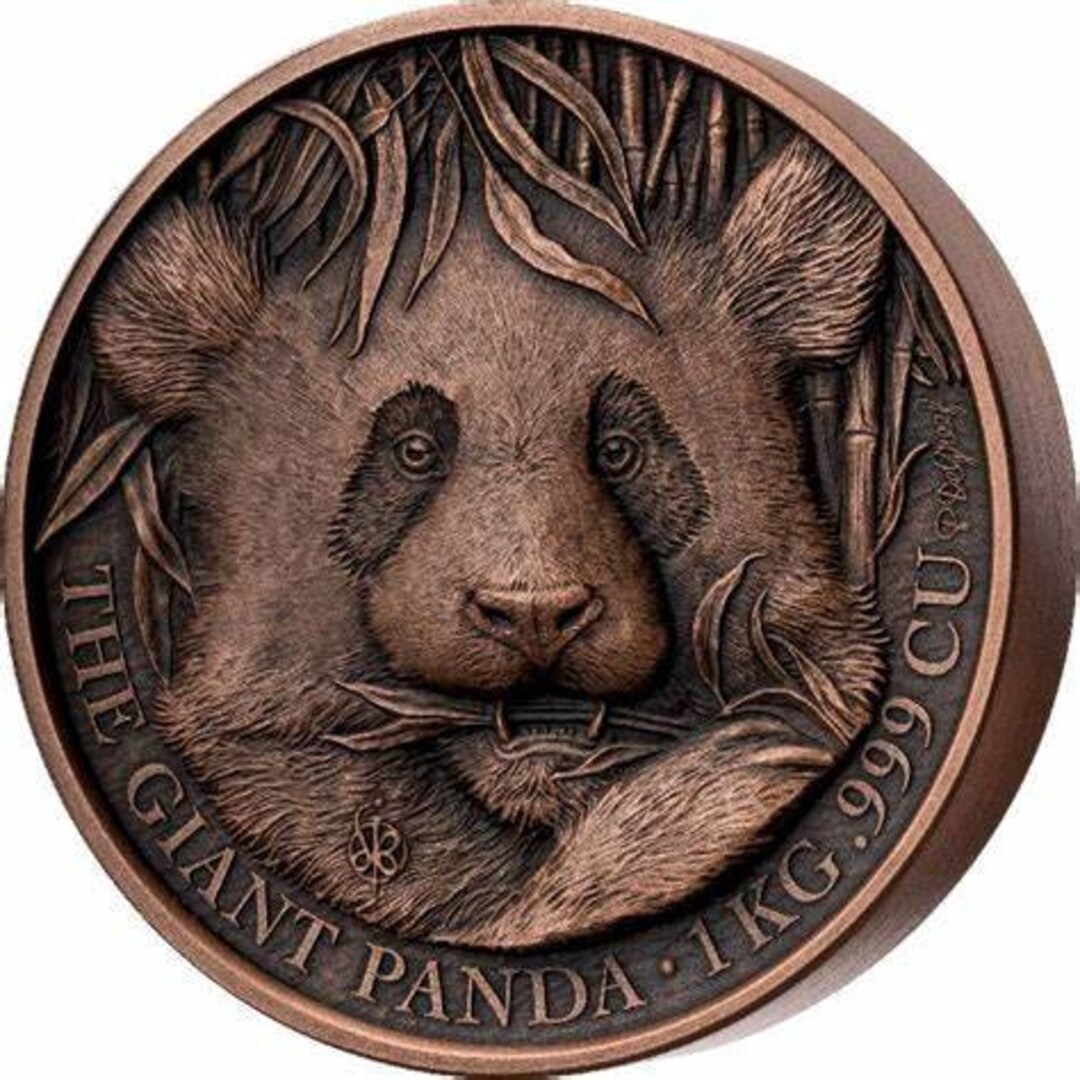 2023 Édition Cuivre the Giant Panda 1 Kg Copper Round - Etsy