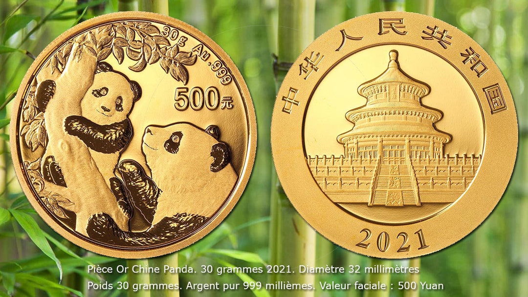 2021 China Panda Golden Ring Silver Coin 30g Limited Mintage - Etsy