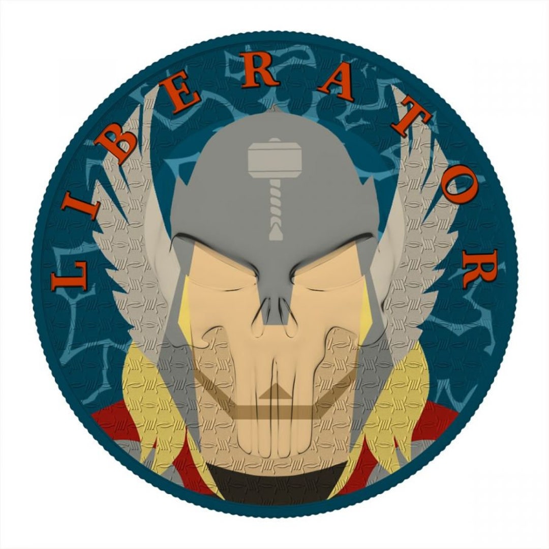 2021 the Dark Side Thor Liberator' Superhero 1 Ozt .999 - Etsy