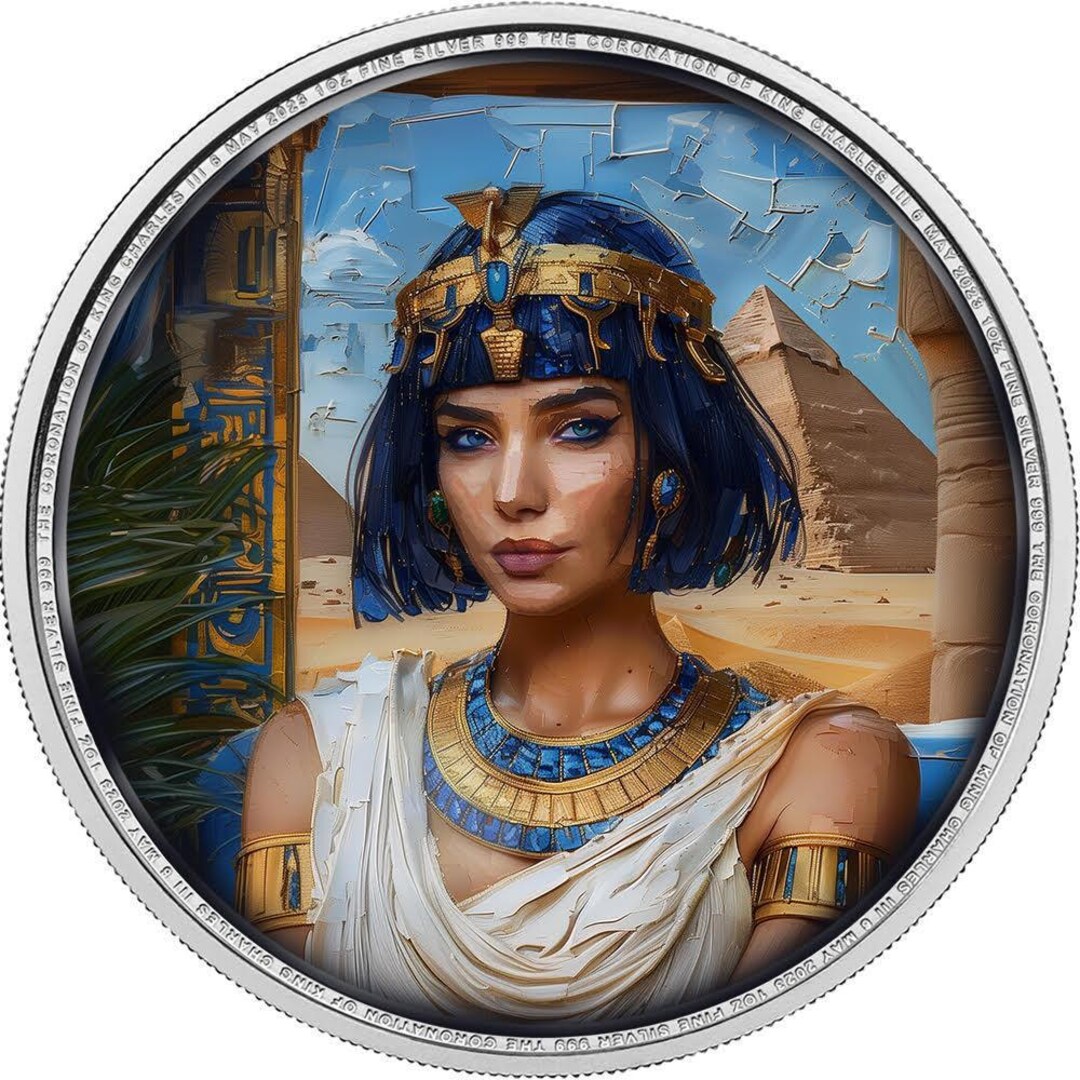 2nd Release Elegant Art Cleopatra 1oz .999 Silver Coin - Etsy
