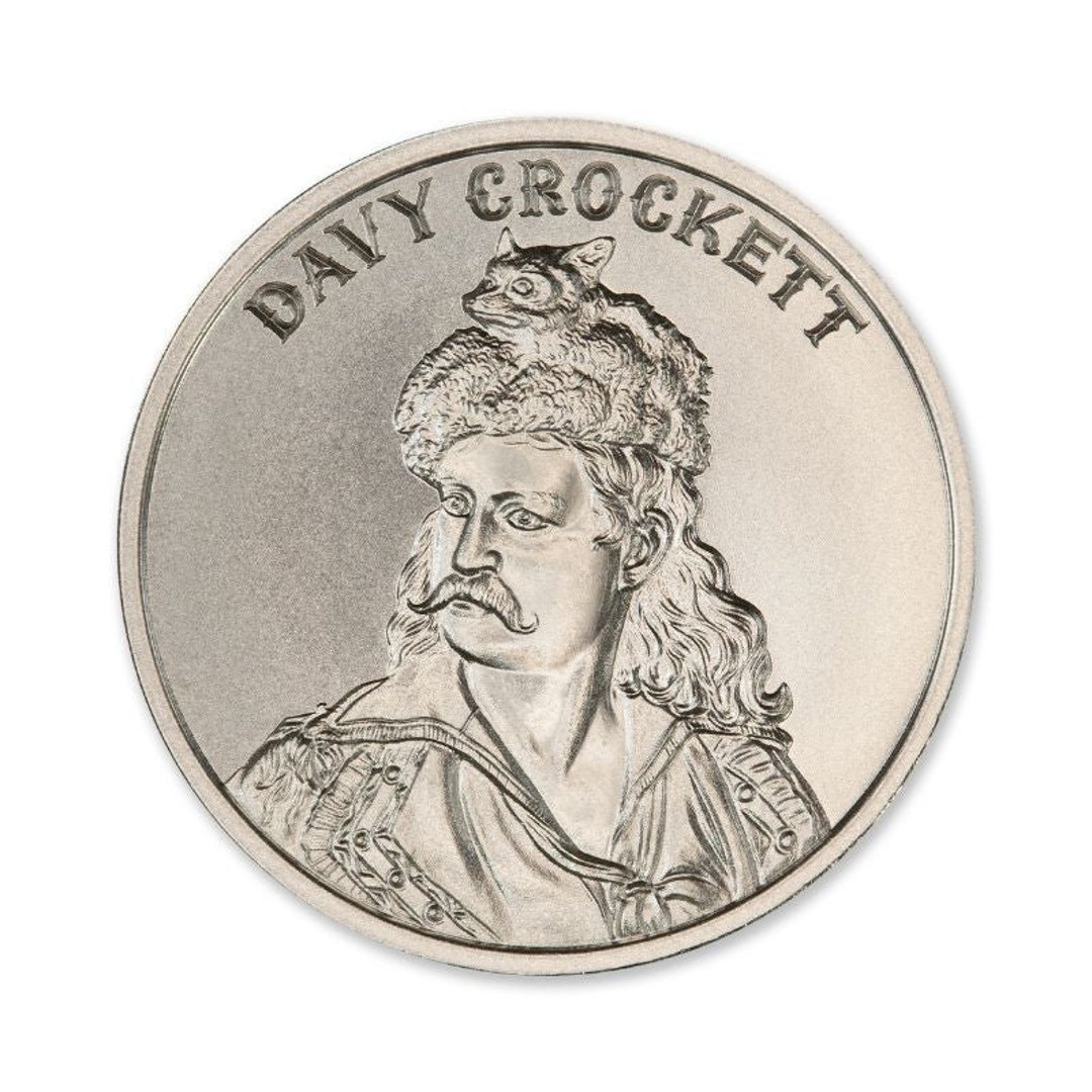 Davy Crockett 1 Troy Ounce 39mm - Etsy