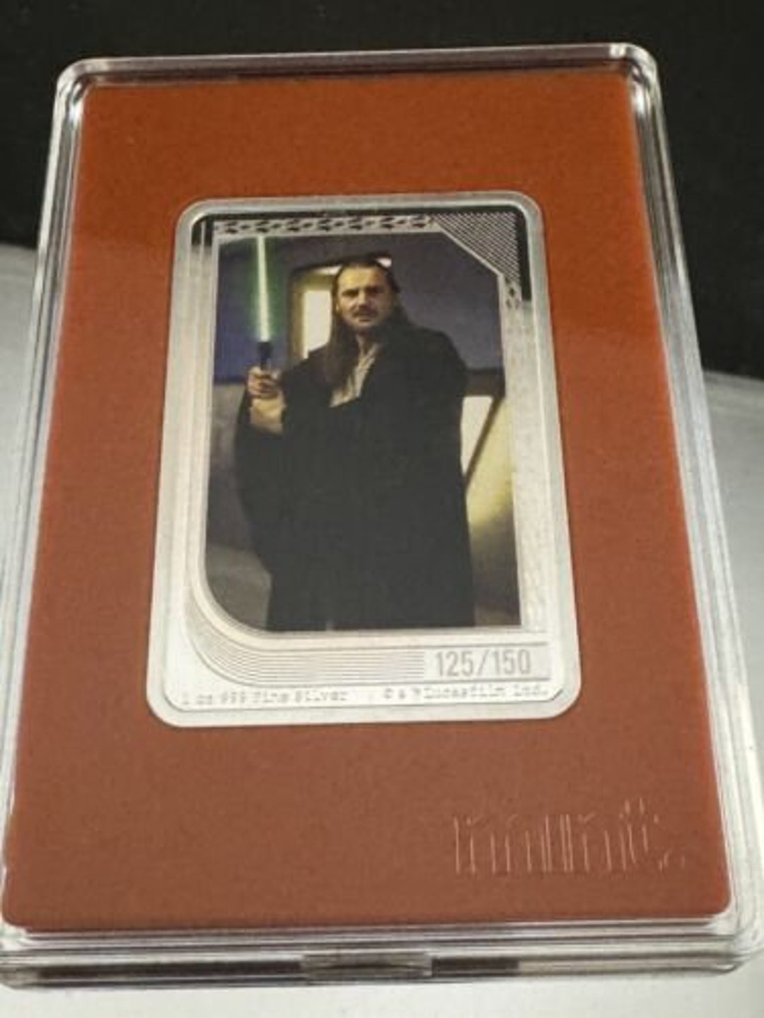 2023 Niue Star Wars Mint Trading Cards Qui-gon Jinn .999 Silver Coin - Etsy