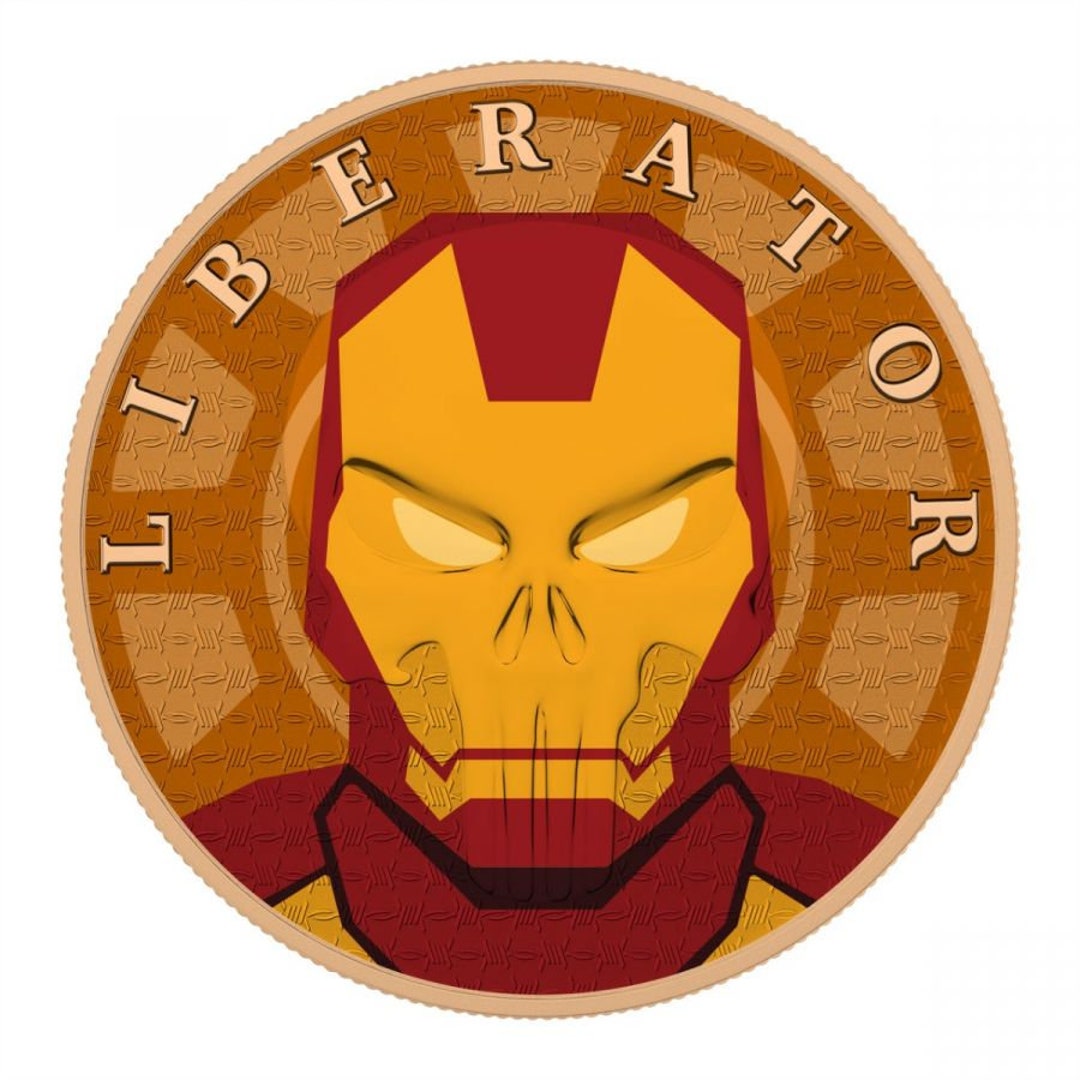 2021 the Dark Side Iron Man Liberator' Superhero 1 Ozt - Etsy