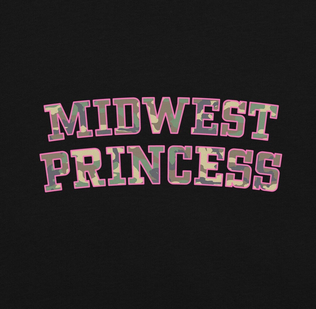 Midwest Princess Camo Comfort Colors Unisex Garment-dyed Heavyweight T ...