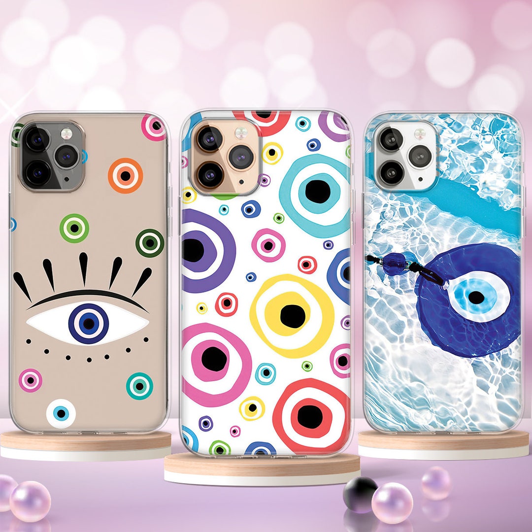 Hippie Red Greek Evil Eye Lucky Phone Case, iPhone 15 14 13 Magsafe ...