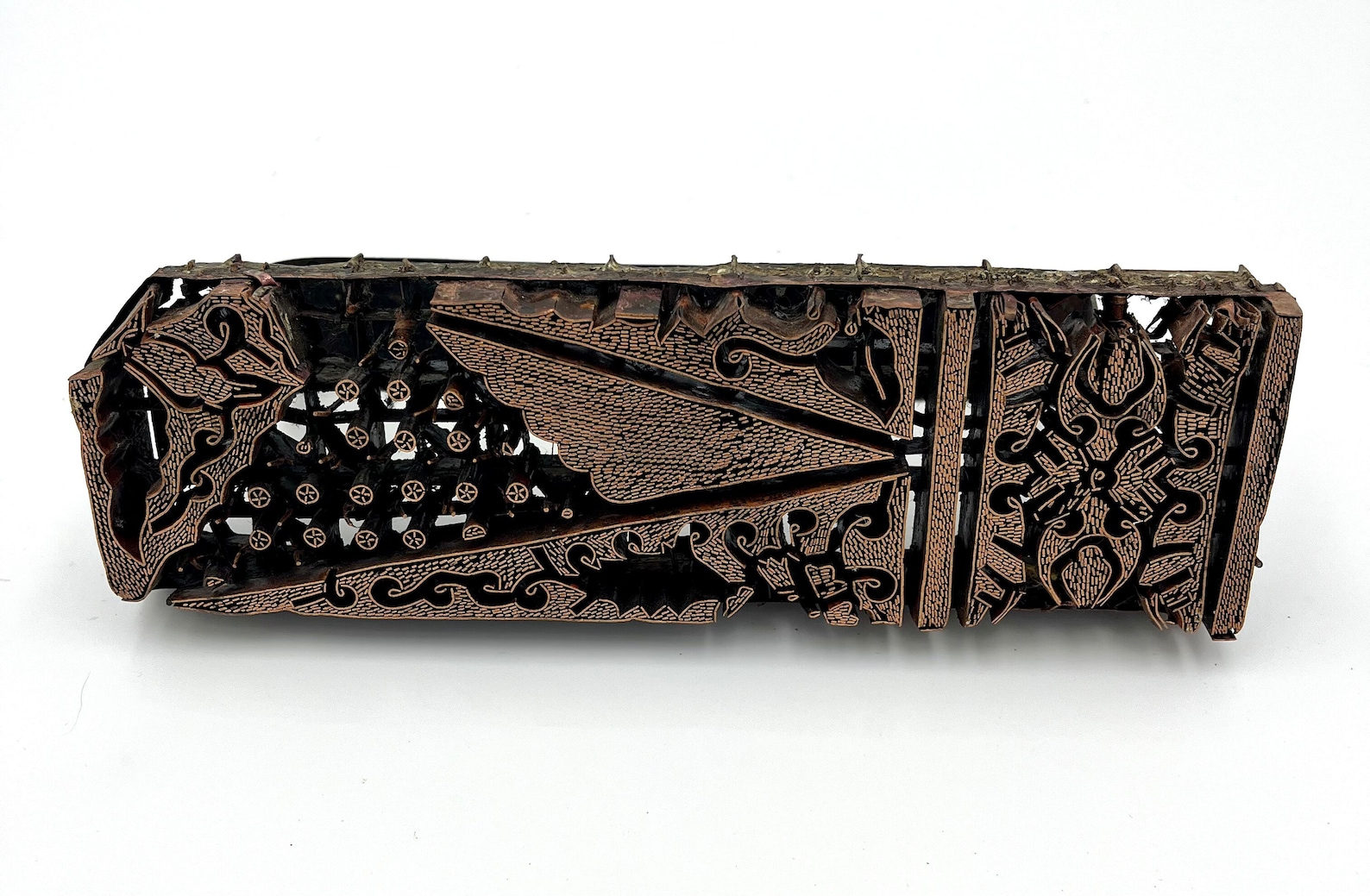 Vintage Batik Copper Fabric Stamp / Print Ink Block - Etsy