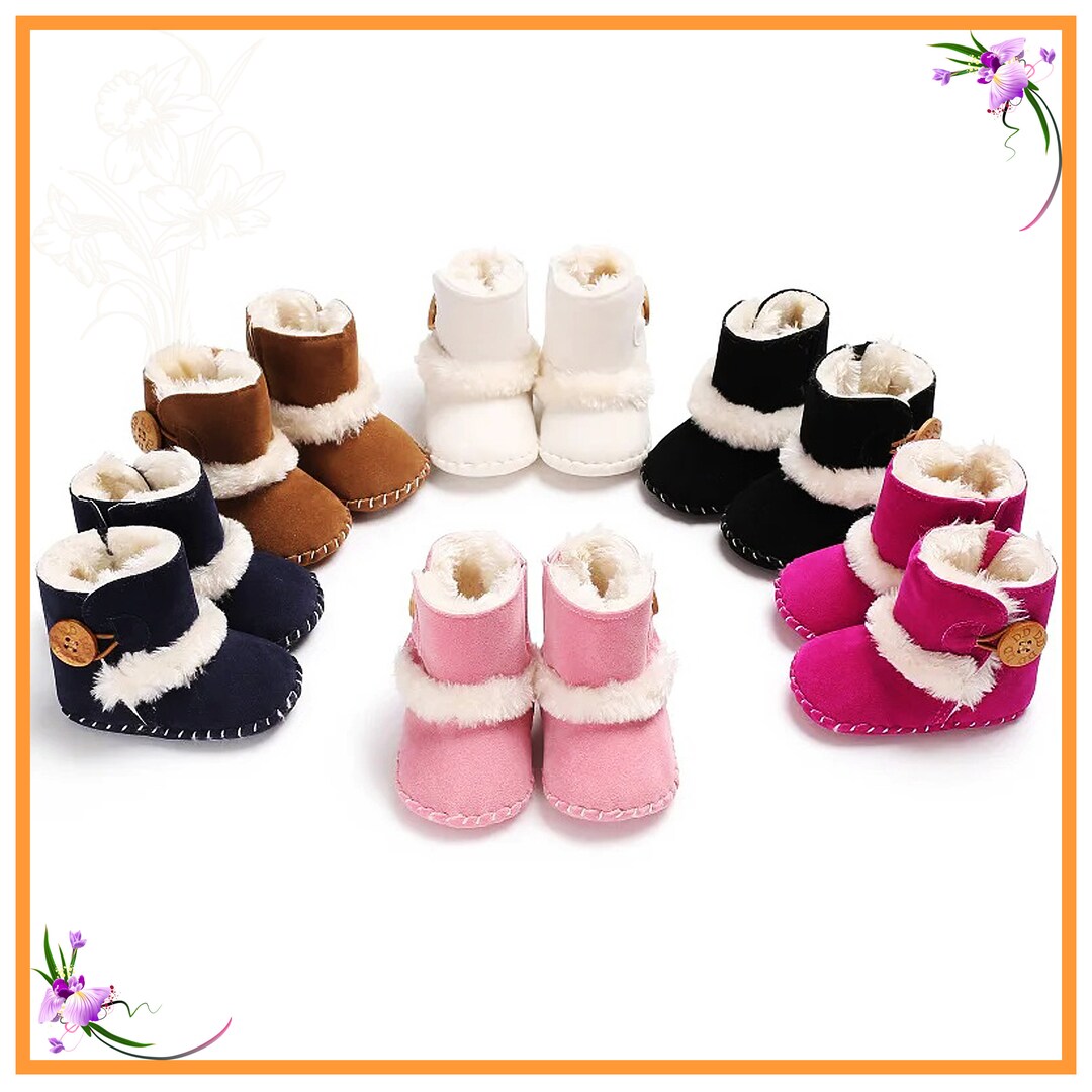 Warm Winter Cute Outdoor Baby Boots, Baby Girl Outfit, Girl Baby ...